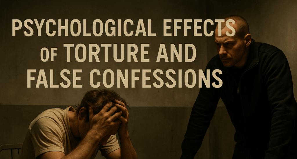 Psychological Effects Of Torture And False Confessions